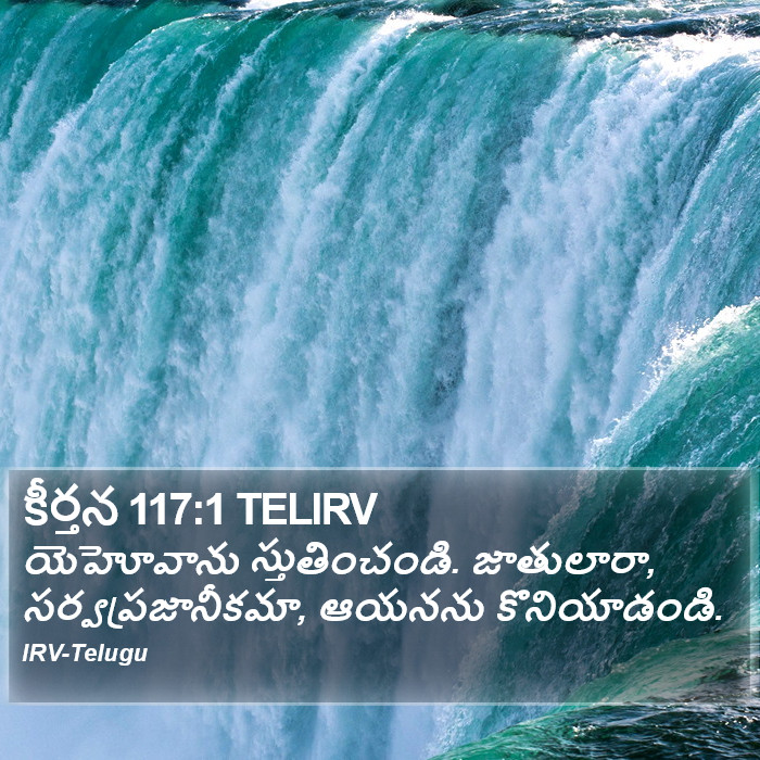 కీర్తన 117:1 TELIRV - యెహోవాను